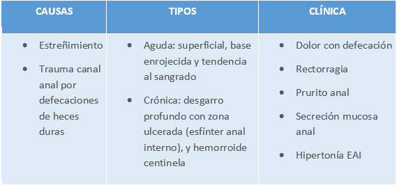 TEMA 6. PRINCIPALES PATOLOGÍAS ANORRECTALES